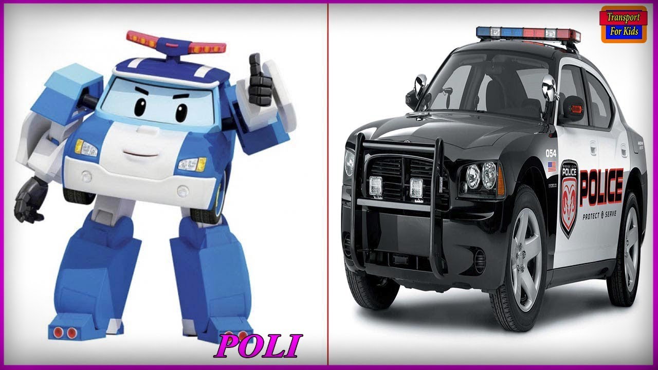 Robocar Poli in real life! Educational video for kids! New cartoons ...