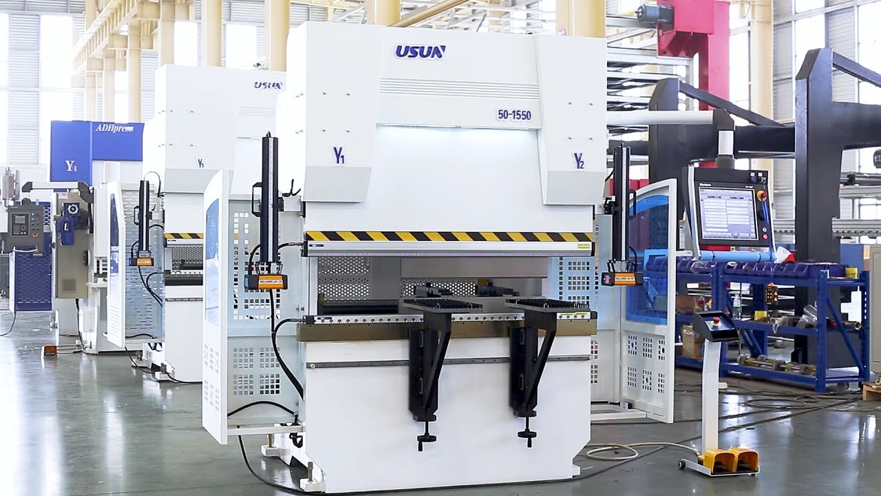 50T 1550mm CNC Mini Press Brake With Delem DA66T Controller DSP Laser ...