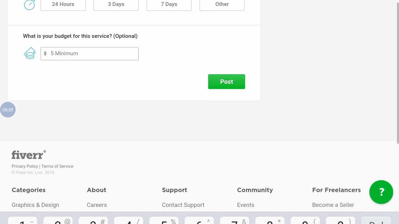 How to post a request on Fiverr and get what you want at 5$ - YouTube