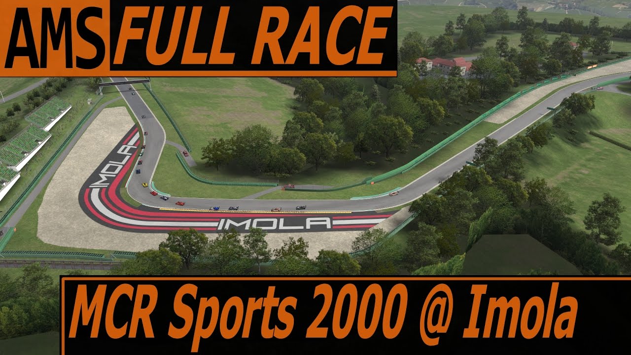 MCR Sports 2000 @ Imola 2016 - Automobilista AI full race - YouTube