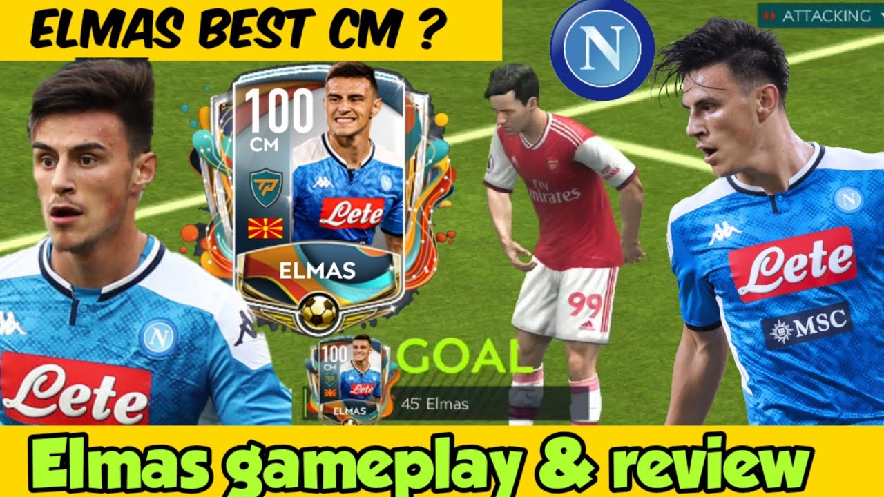 100 ovr Top prospects Elmas review fifa mobile | Best CM elmas top ...