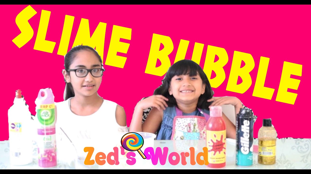 Making giant slime bubble with Zed & Zara (Zeds world SLIME !!!) - YouTube