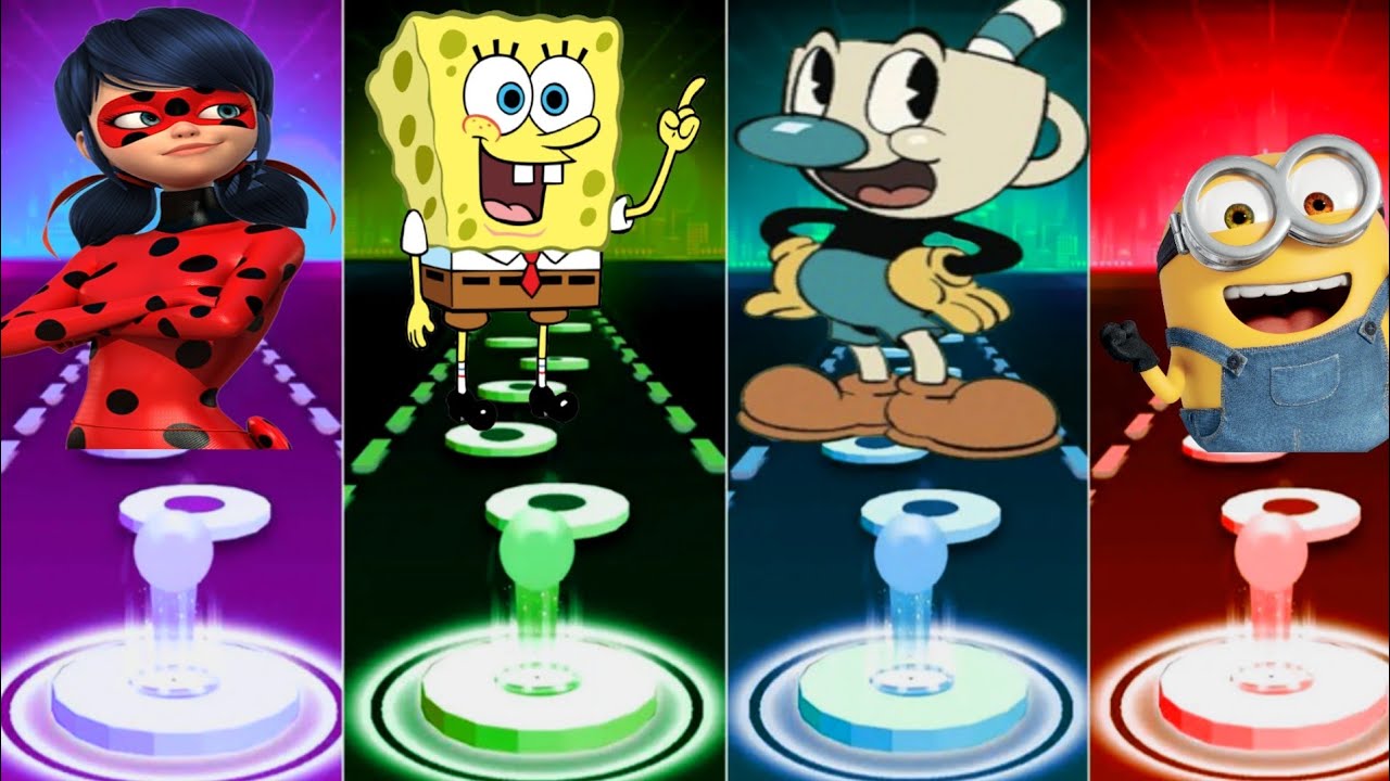 Miraculous Ladybug Cat Noir The Movie🆚The SpongeBob🆚MugmanTCS removebg ...