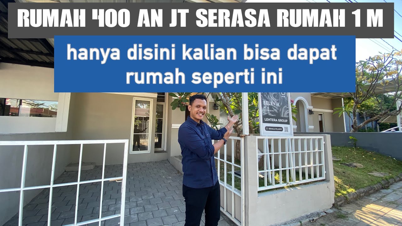 De Naila Village || rumah ini angsuran 1 jt, tipe terbesar di Cluster ...