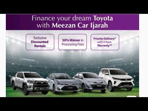 TOYOTA ANNOUNCED RV COMPAIGN| MEEZAN BANK CAR IJARAH RV SCHEME WITH ...