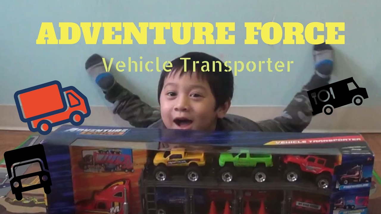 Unboxing of ADVENTURE FORCE Vehicle Transporter - YouTube
