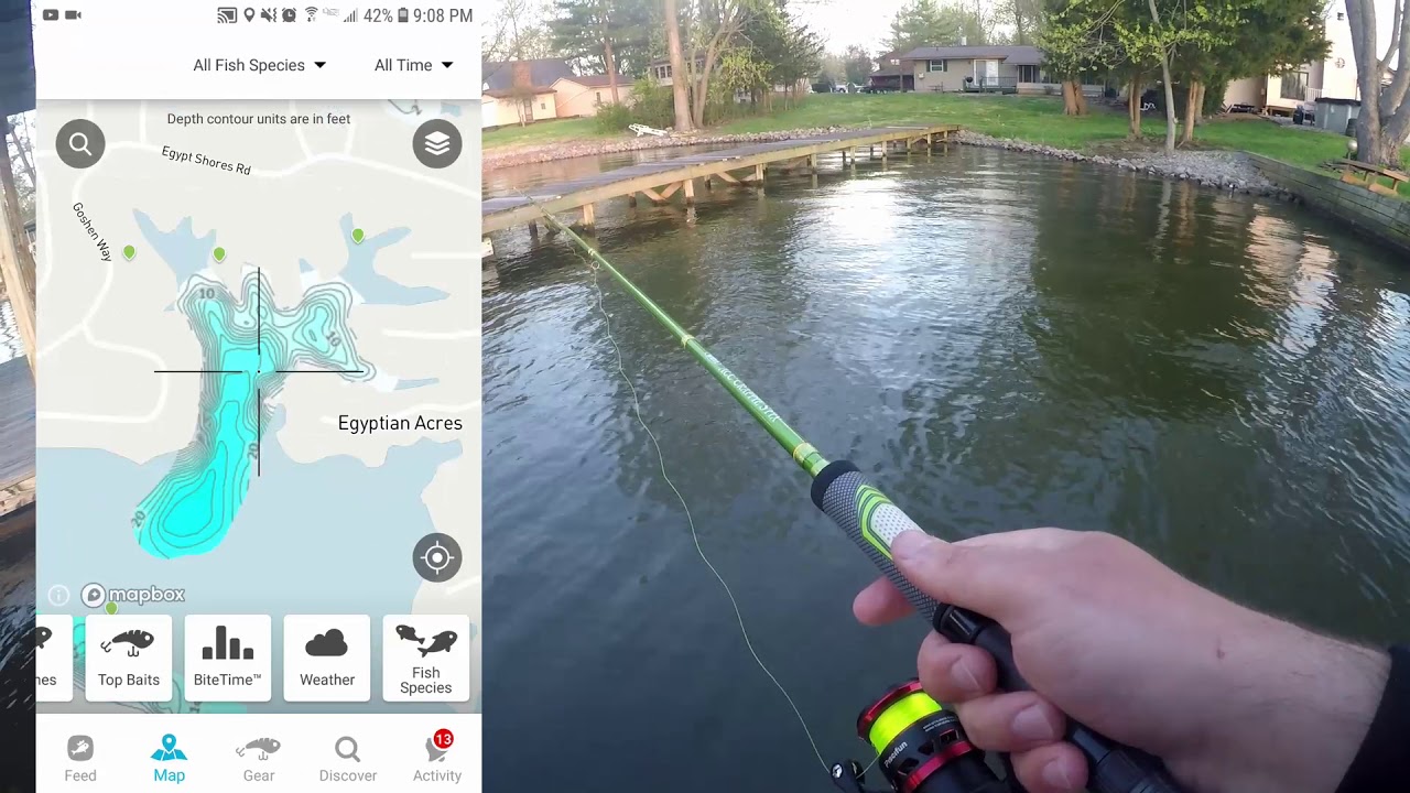 Find Crappie Fishing Spots with your Phone (Spawning Crappie) - YouTube