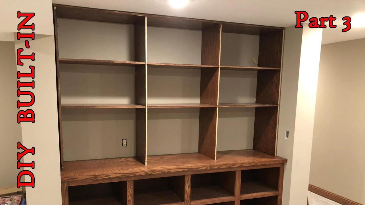 DIY Built-In | Shelf Construction | Part III - YouTube