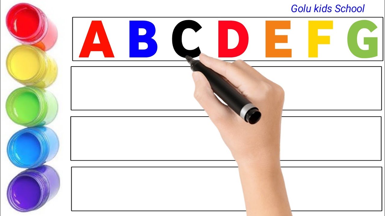 ABC Songs |Alphabet writing for kids| A to Z | Write the alphabet ...