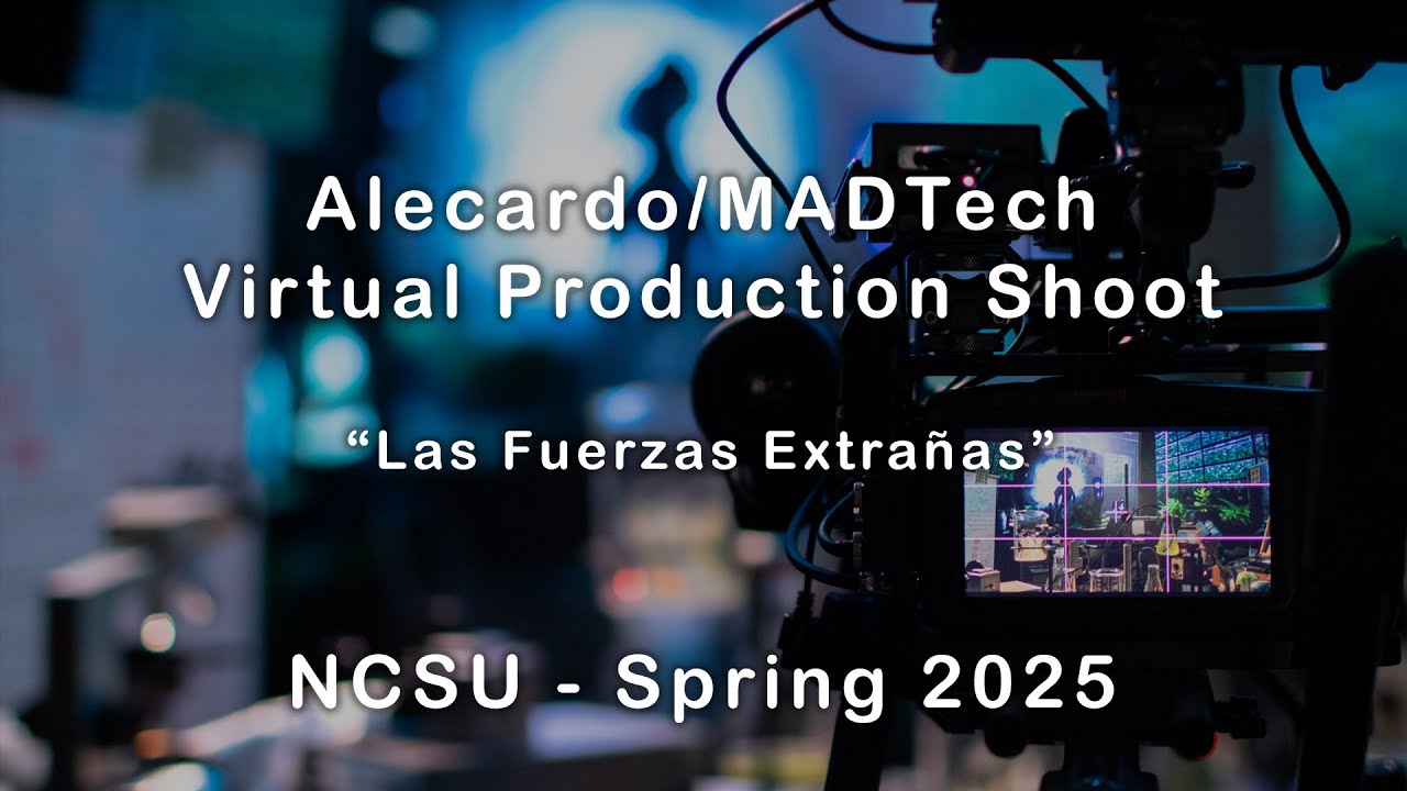 MADTech-Alecardo Virtual Production Shoot, NCSU Spring 2025 - YouTube