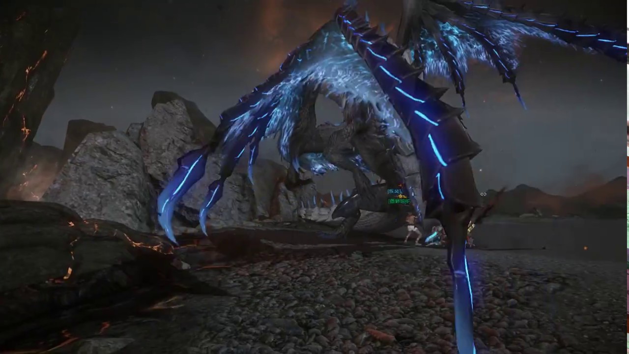 「MHO」五相御神（御五相荒厄龍-Merphistophelin完全体）討伐！中国版「モンスターハンターオンライン」 - YouTube