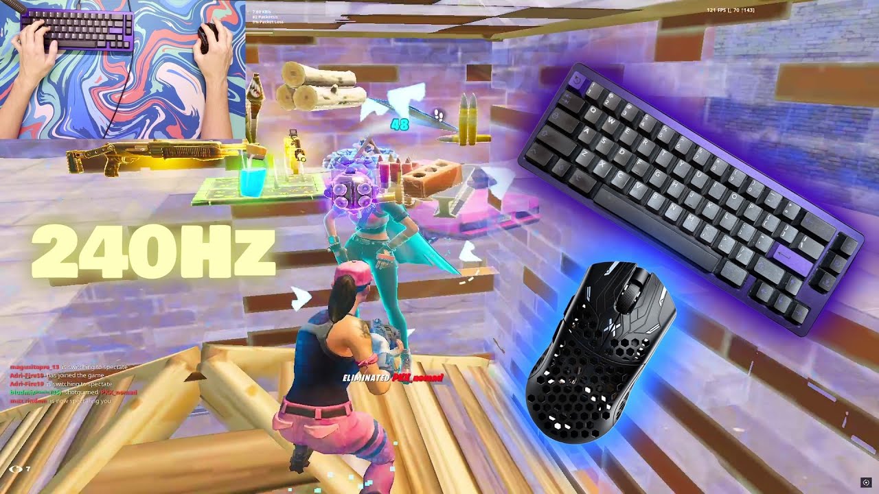 $500 Custom Keyboard ASMR Chill😴 Fortnite Tilted Zone Wars🏆 Gameplay ...