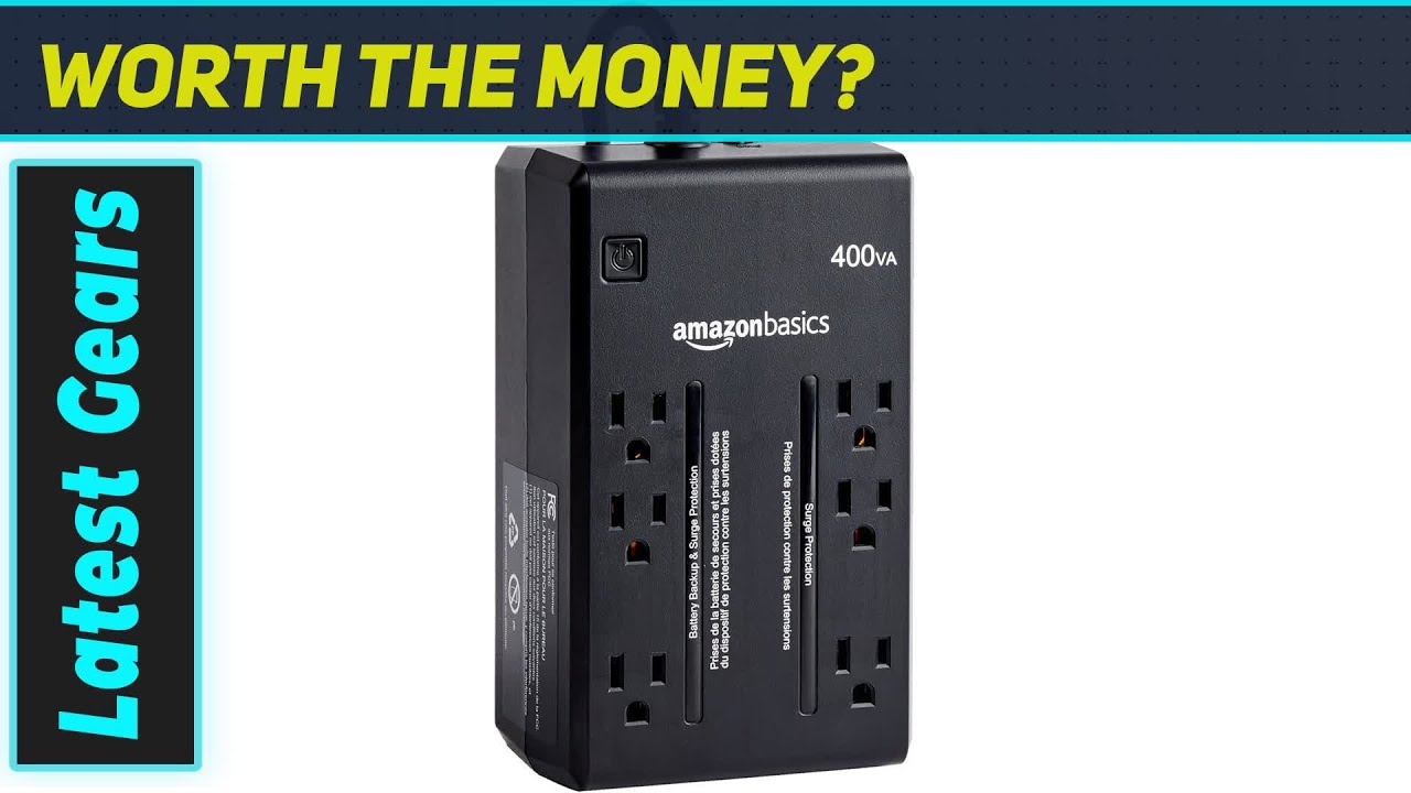 Best Budget UPS? Amazon Basics 400VA Battery Backup - YouTube