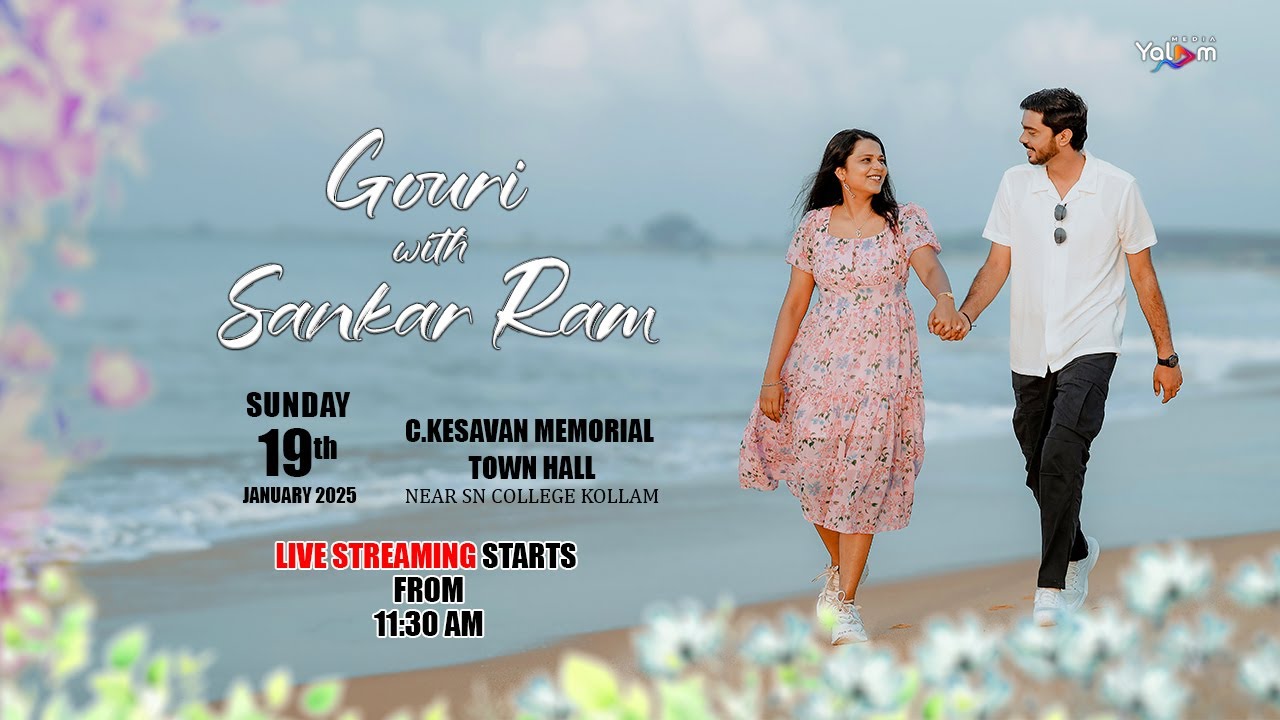 Gouri with Sankar Ram - Wedding Live Streaming on 19th Sunday 2025 at ...