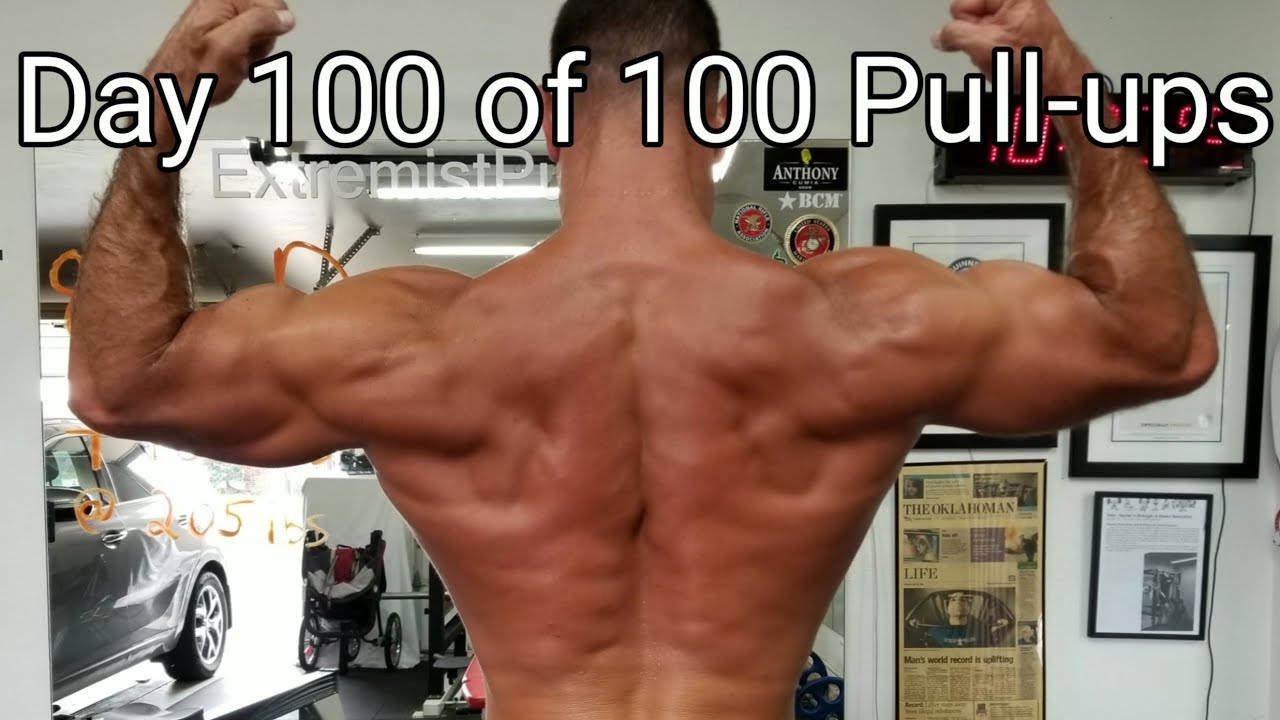 10,000+ Pull-ups, Day 1-100 of 100 pull-ups a day - YouTube