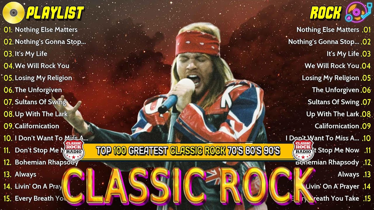 Classic Rock Songs 70s 80s 90s | Classic Rock Playlist 70s And 80s ...
