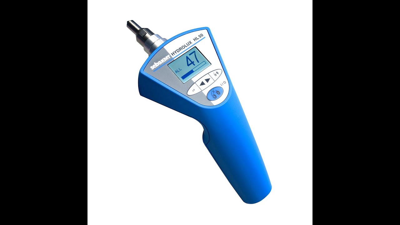 SEBA KMT HYDROLUX DETECTOR KIT HL 50 by Megger - YouTube