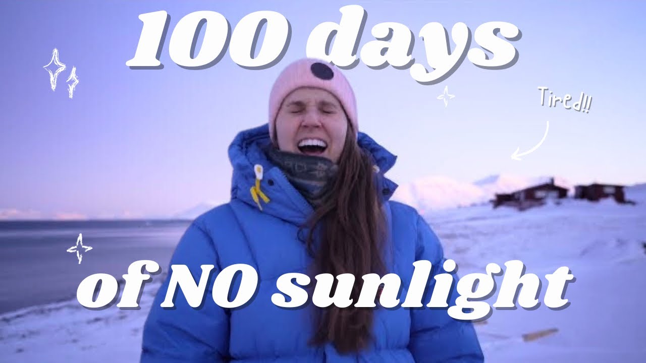 100 days of NO sunlight | the first daylight since October on Svalbard ...