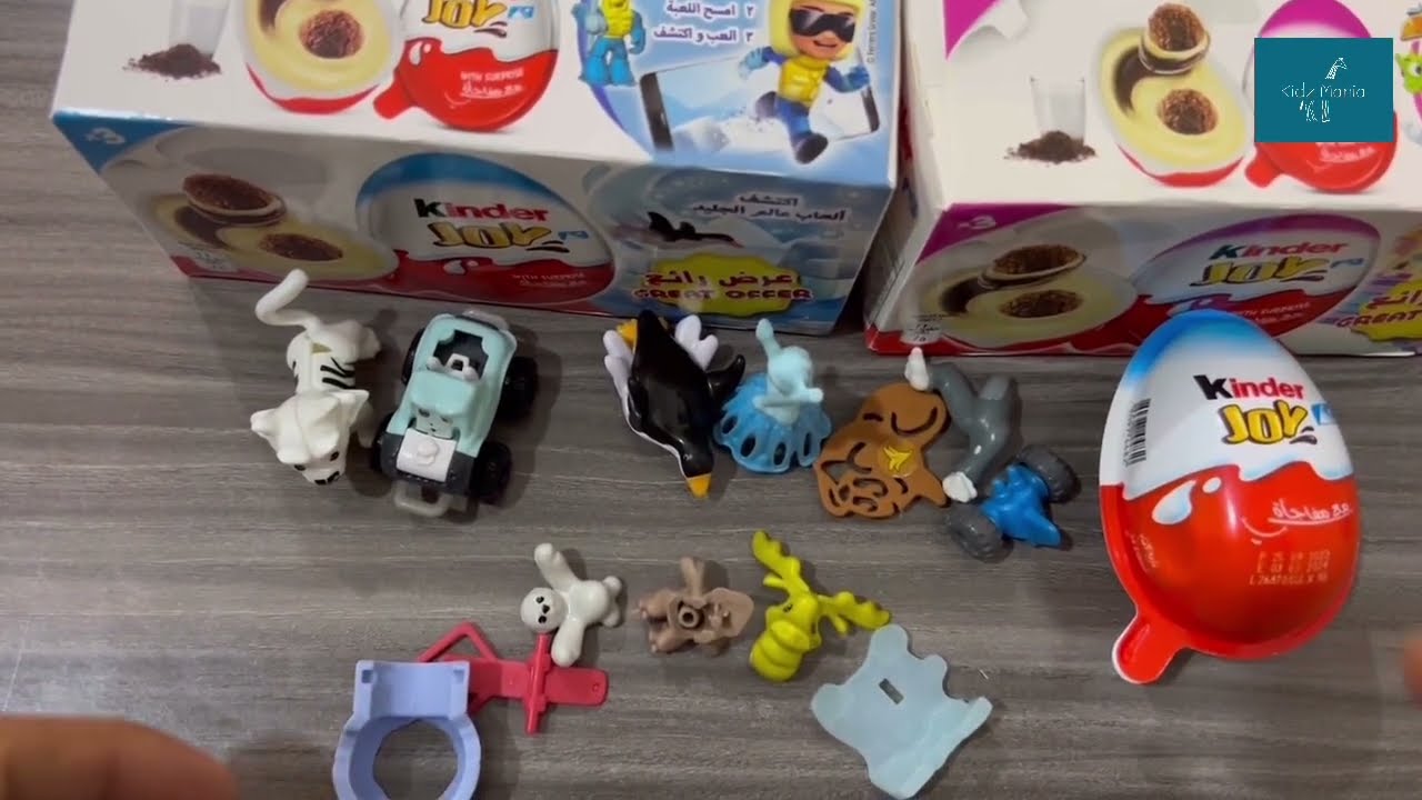 KINDER JOY SURPRISE TOYS COLLECTION | GIANT KINDER JOY SURPRISE EGG ...