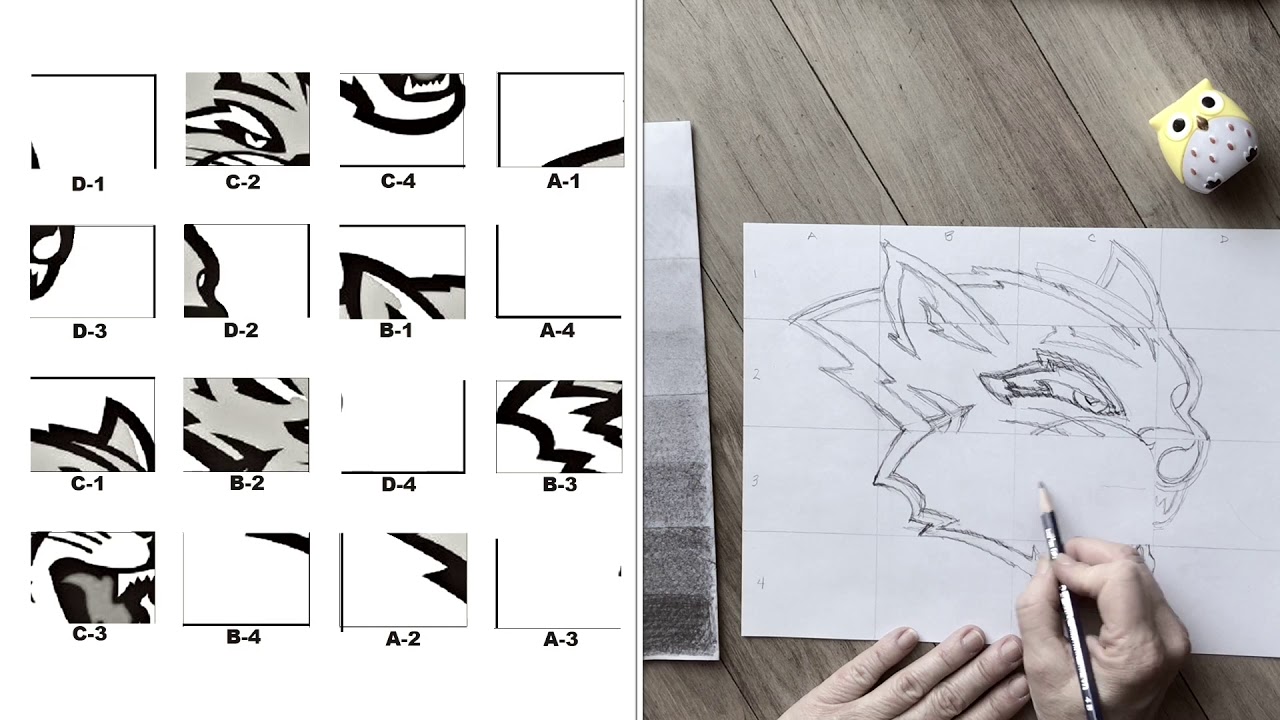 SHS Wildcat Drawing Tutorial - YouTube