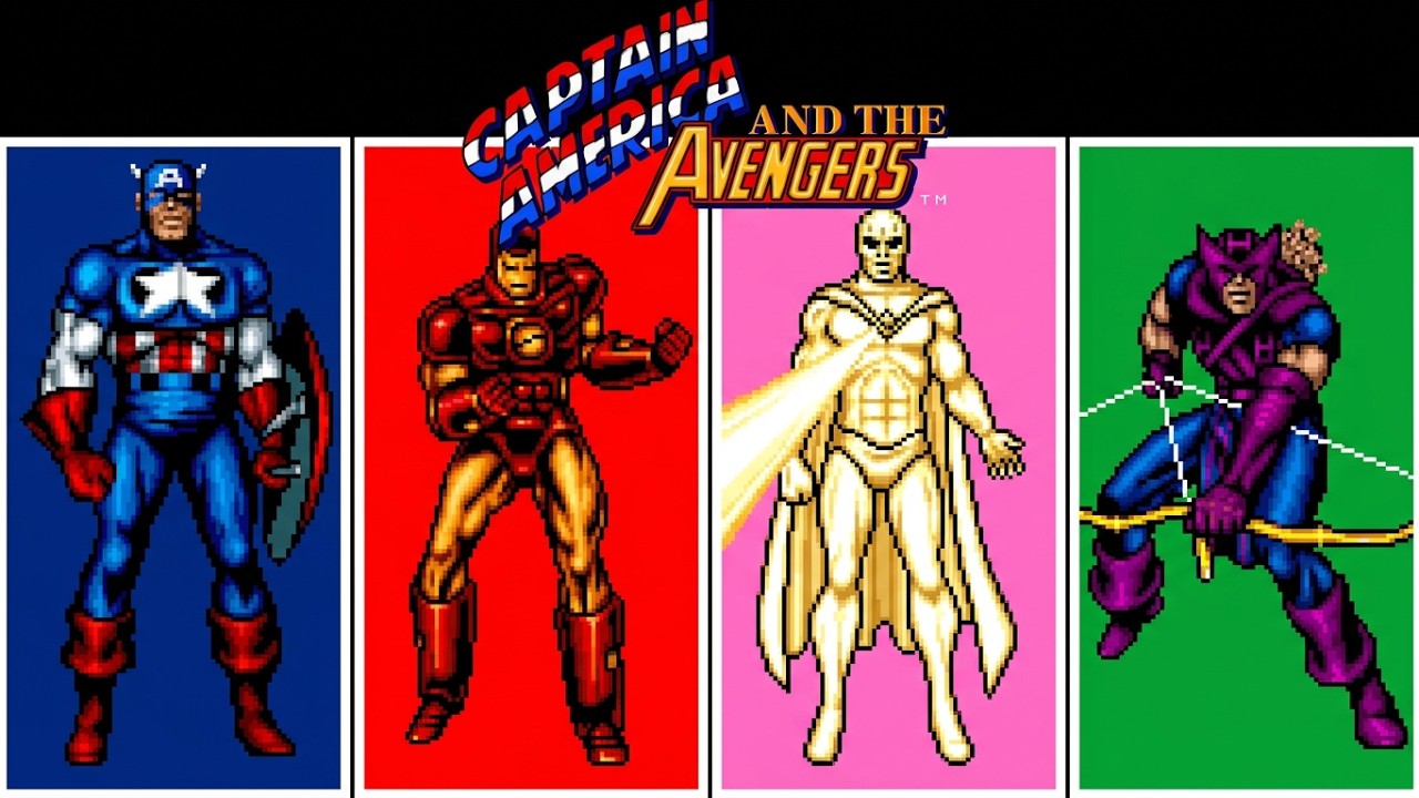 Captain America and The Avengers | Gameplay Retro Sin Comentarios ...