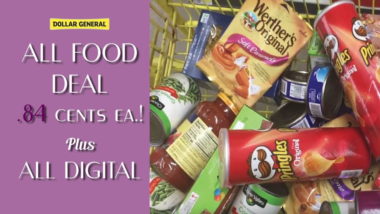 .84 CENT FOOD + ALL DIGITAL DEAL @ Dollar General!! - Week of 10.5.19 ...