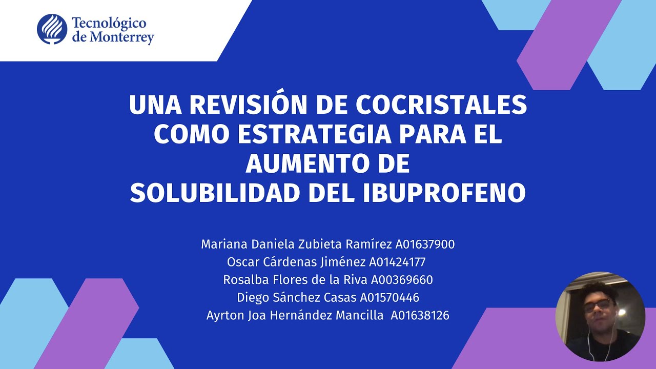 Revisión de Cocristales de Ibuprofeno - YouTube