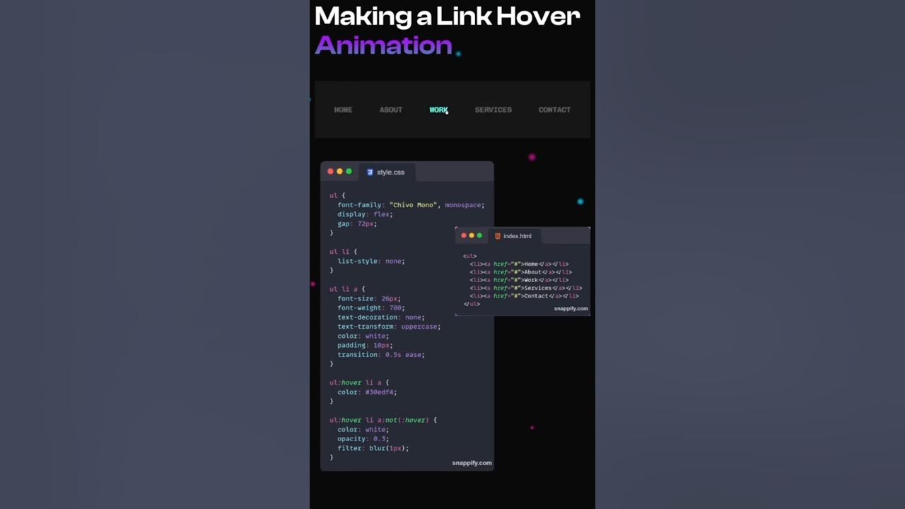 Animated NavBar #css #navbar - YouTube