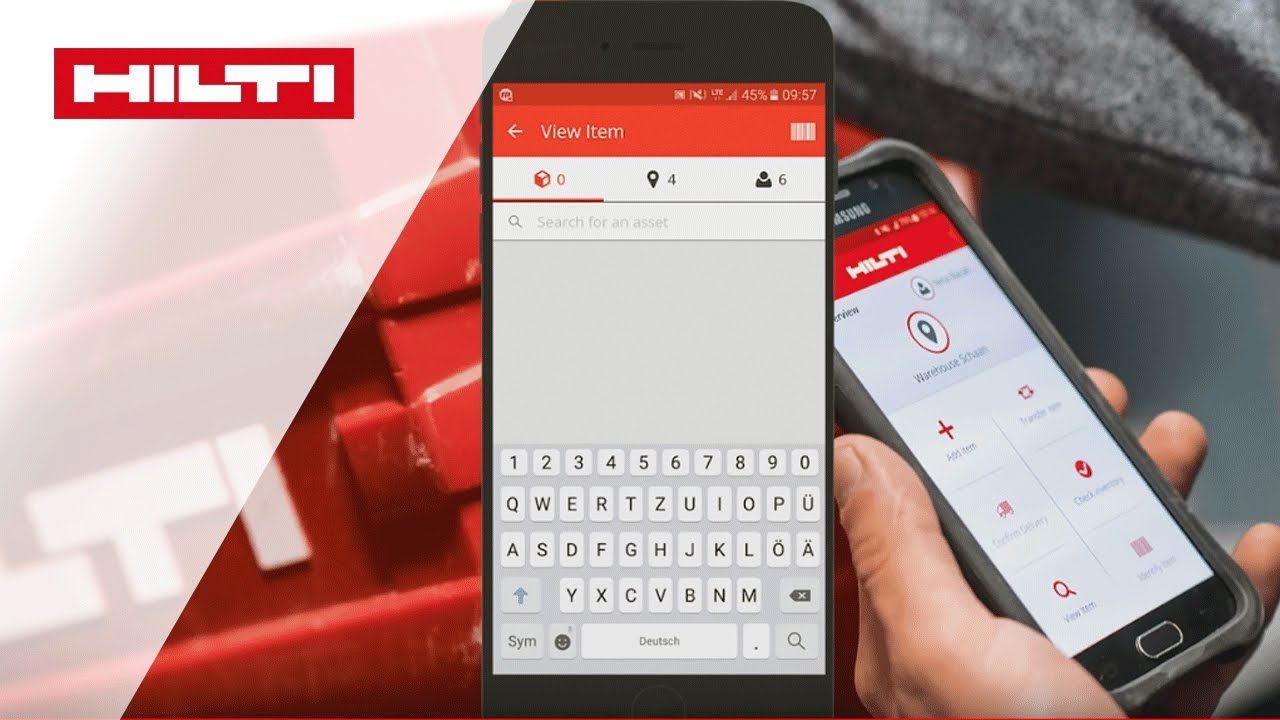 HOW TO Hilti ON!Track app 3: Zoek item - YouTube