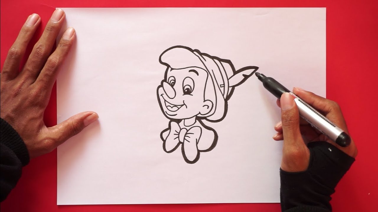 How To Draw Pinocchio Step By Step 🏼 - YouTube