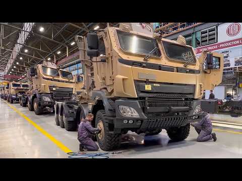 How the Czech Republic Builds Its Powerful Armored Trucks Inside Massive Factory – Production Line