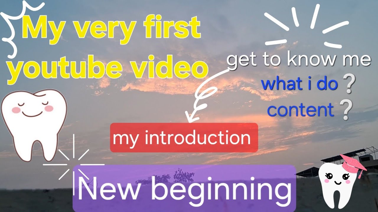 My first yt video| Intro video about me, channel & content - YouTube