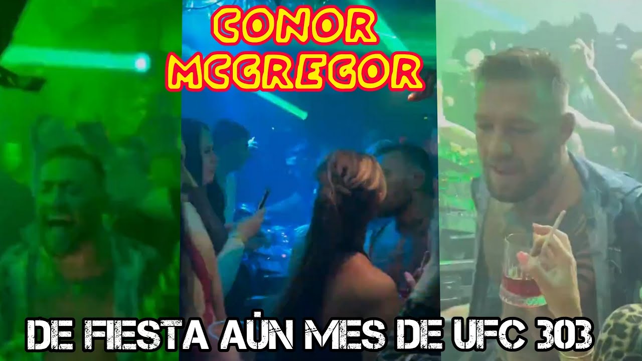 FIESTA antes de UFC 303. El CONOR McGregor lo vuelve hacer . (Michael ...