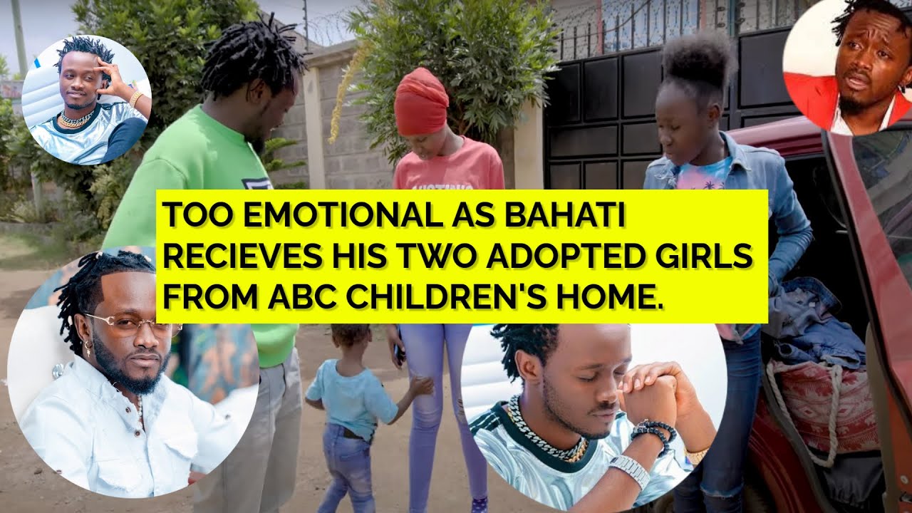 EMOTIONAL AS BAHATI RECIEVES HIS TWO ADOPTED GIRLS FROM ABC CHILDREN'S ...