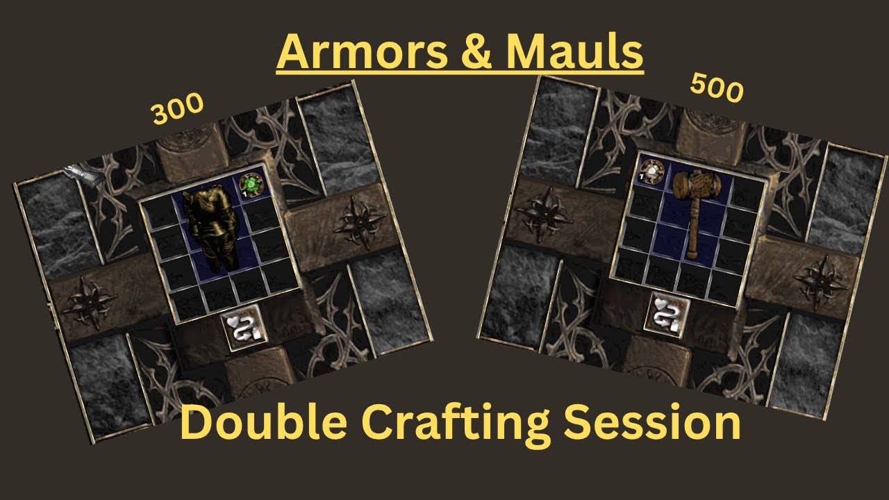 Pd2 S11 - Craft Session #3 300 Armors + 500 TMauls - YouTube