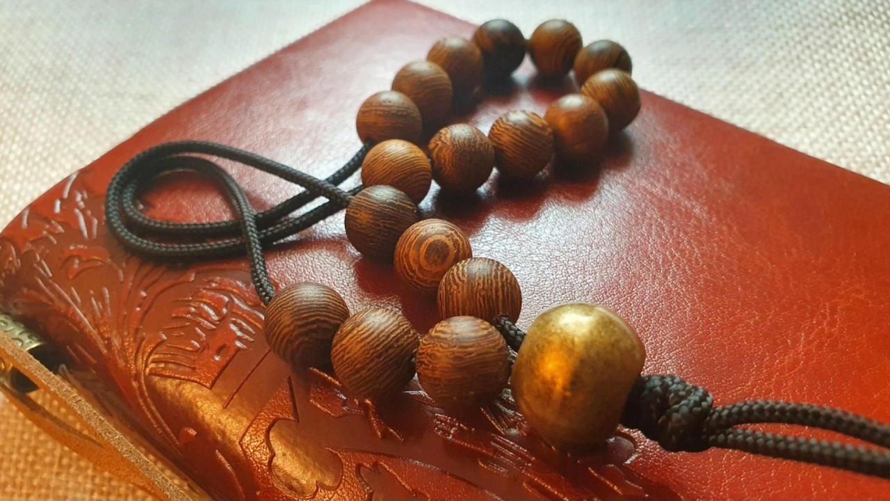 DIY wood komboloi - YouTube