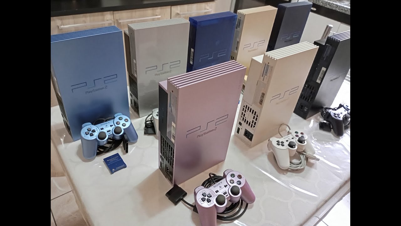 Minha coleção de PS2 fat edição especial, qual é o mais bonito ? - YouTube