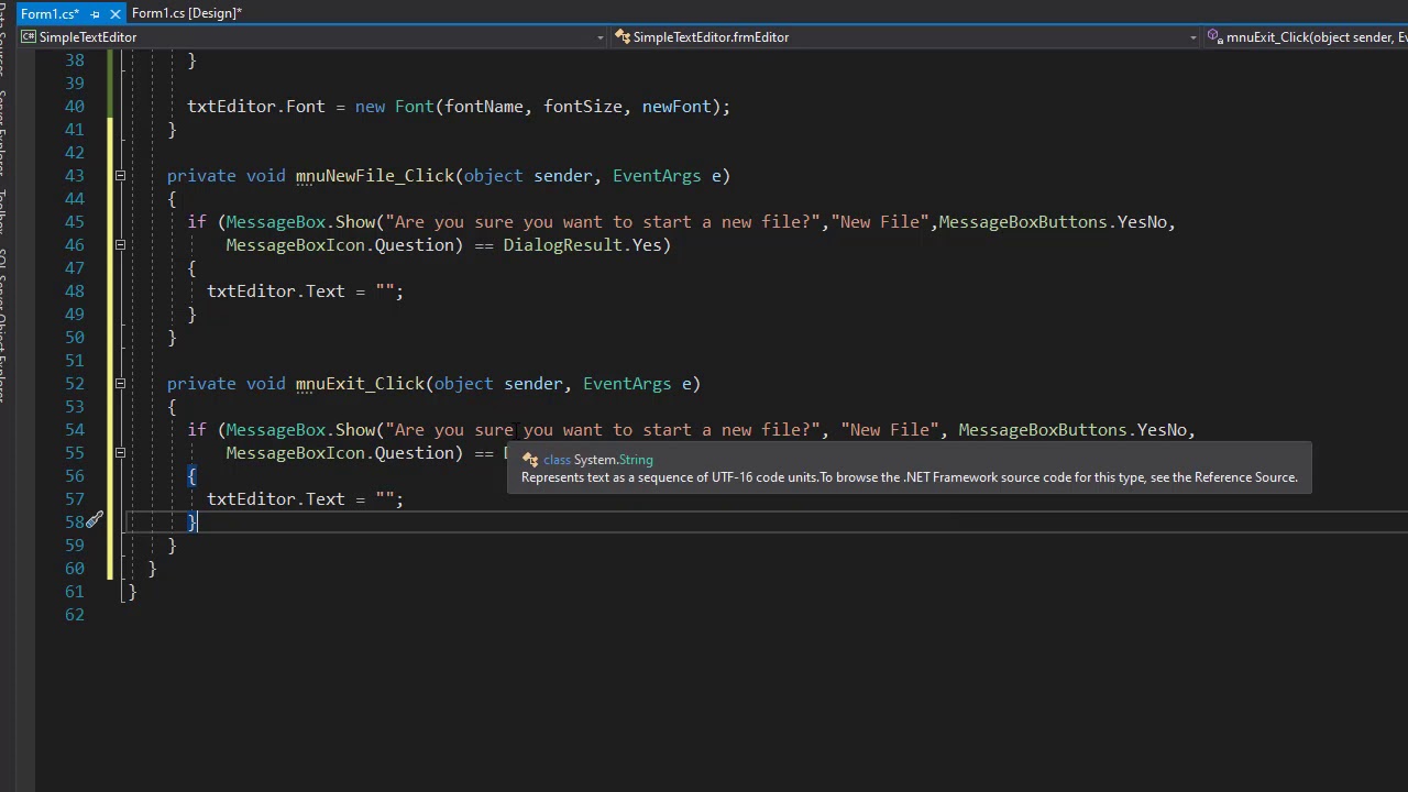 C# Projects for Beginners: Creating Text Editor 4/16 - YouTube