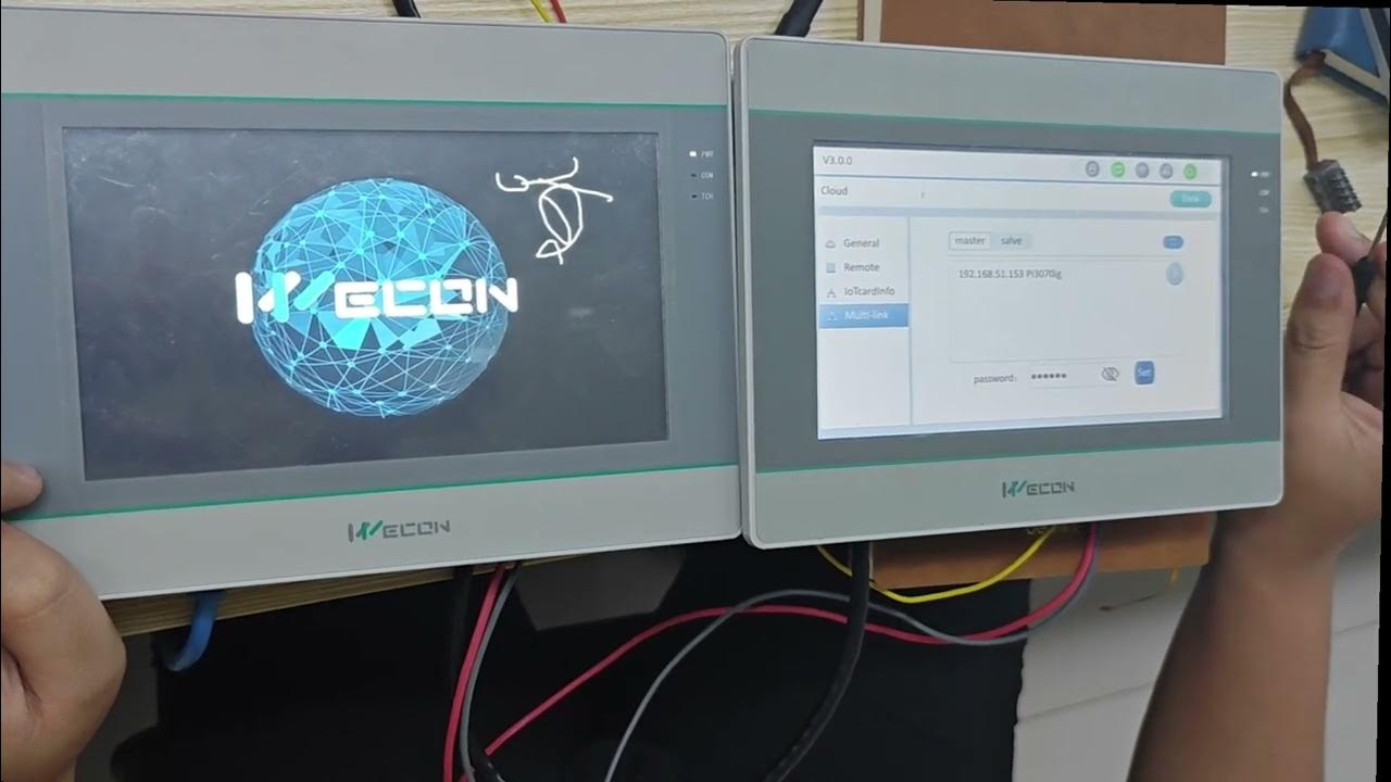 HMI Multi-link function and configuration #hmi #automation - YouTube