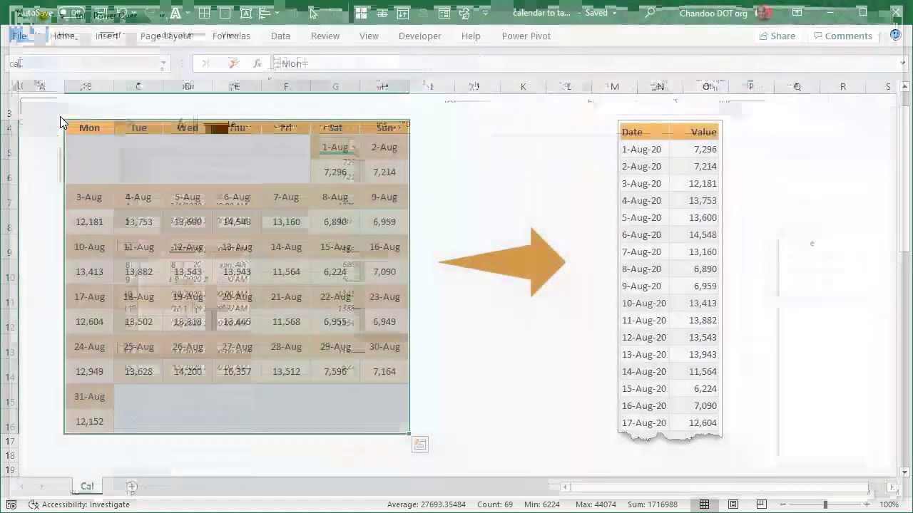 Awesome Power Query Example Calendar Data To Table Format YouTube awesome-power-query-example-calendar-data-to-table-format-youtube
