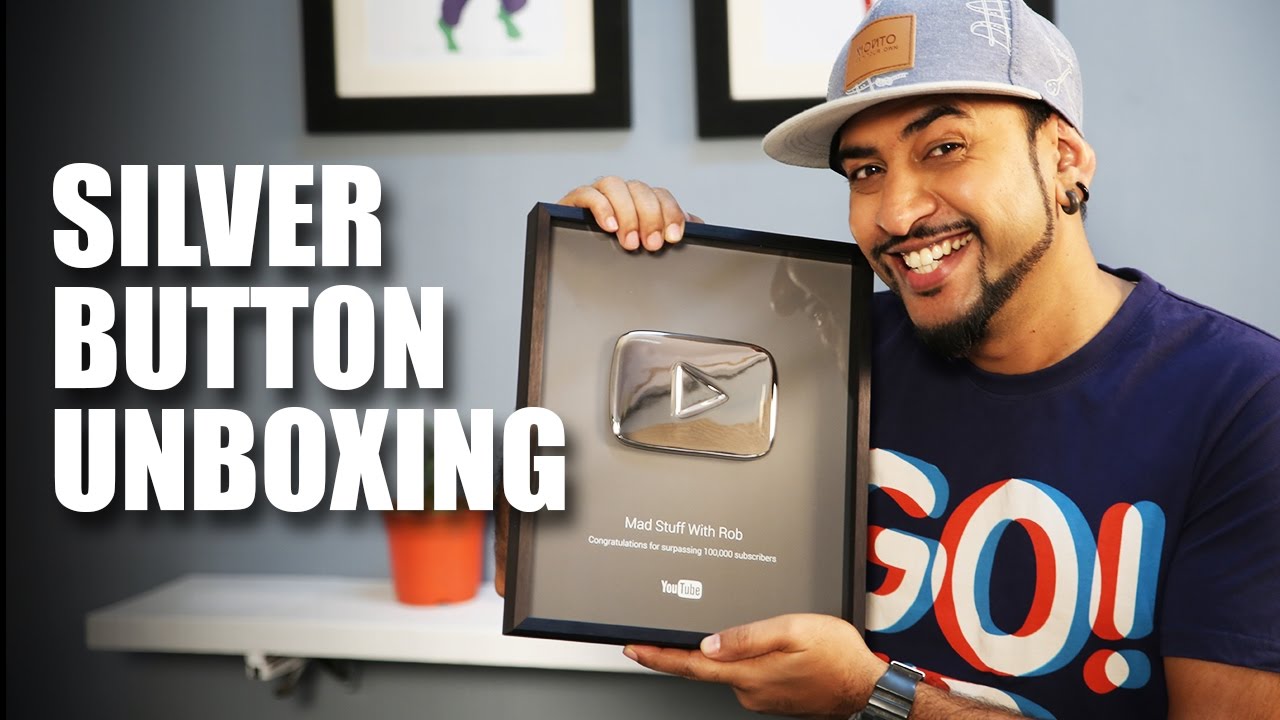Silver Button Unboxing - YouTube