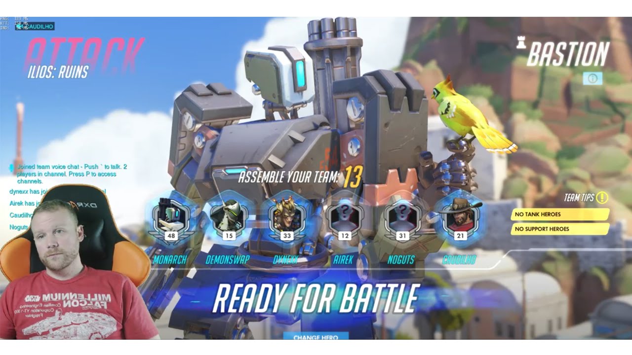Overwatch Bastion Gameplay - YouTube