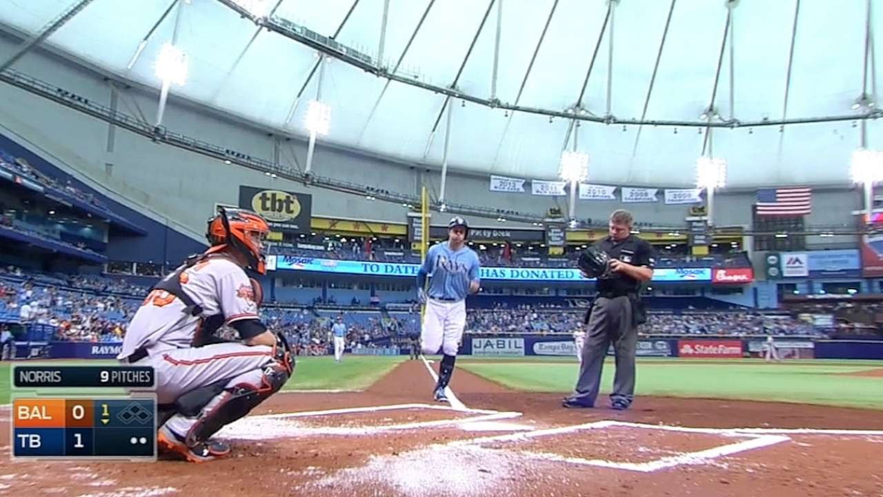 BAL@TB: Rays hit four homers vs. Athletics - YouTube