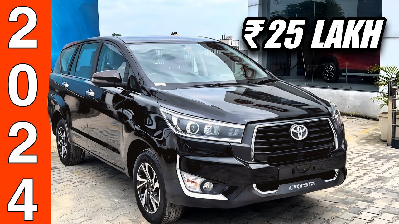 All New Innova Crysta 2024 || Walkaround || Black Colour Review - YouTube