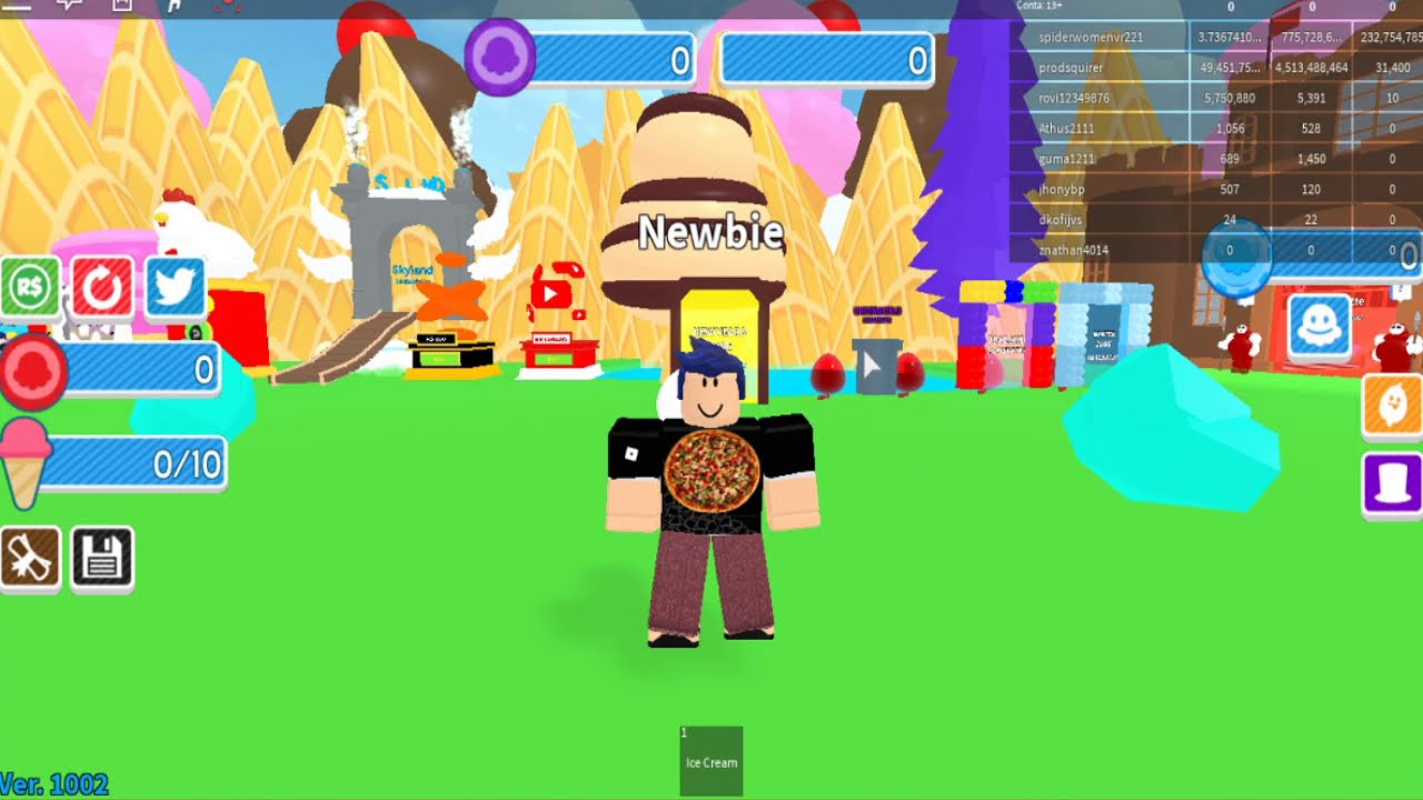 Criando sorvetes infinitos!!!!-Roblox [Candy!] ICE CREAM SIMULATOR 🍦 ...