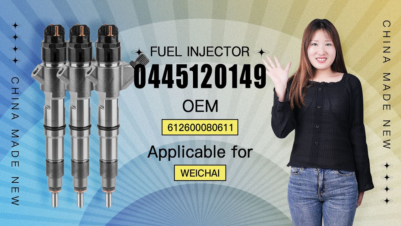 China made brand new | fuel injector | 0445120149 | for | WEICHAI | OE ...