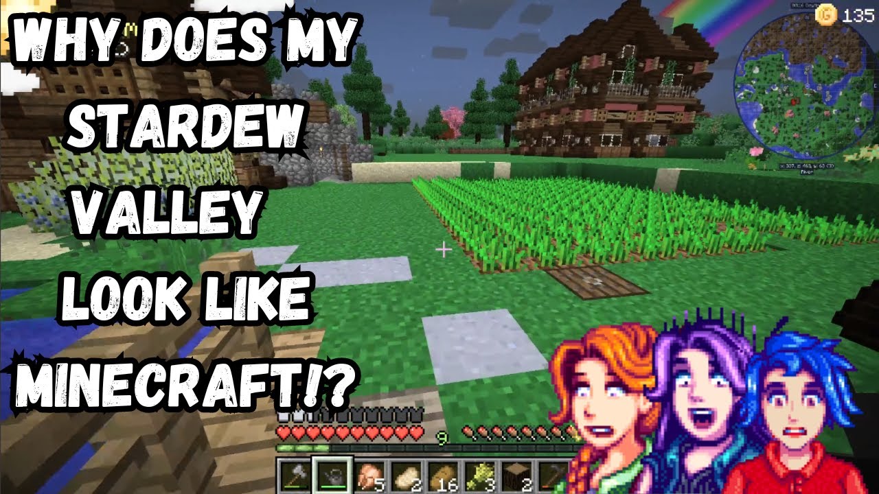 Why Does My Stardew Valley Look Like Minecraft!? | Farming Valley ...