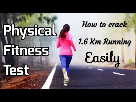 How to crack 1.6 km running with in 6:30 minutes for Physical fitness ...