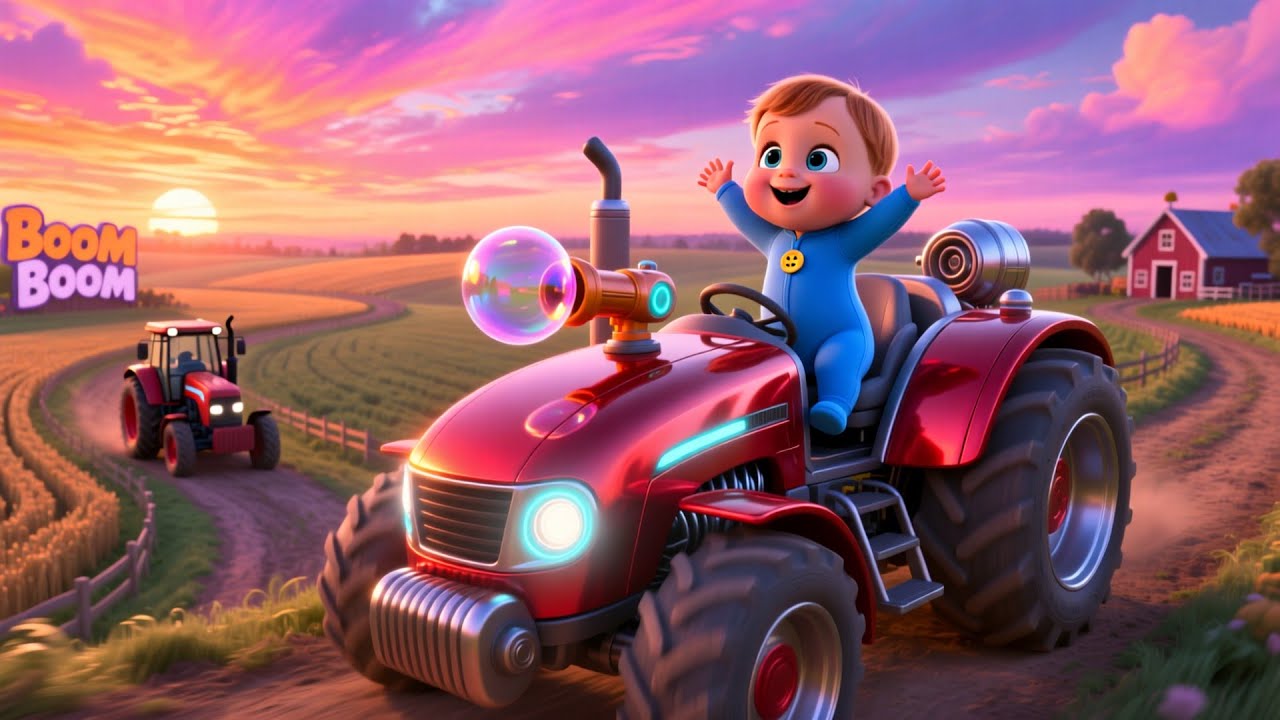 Boom Boom Farm Tractor 🚜💥 | Kids Fantasy Song | Learn Gentle Farm ...