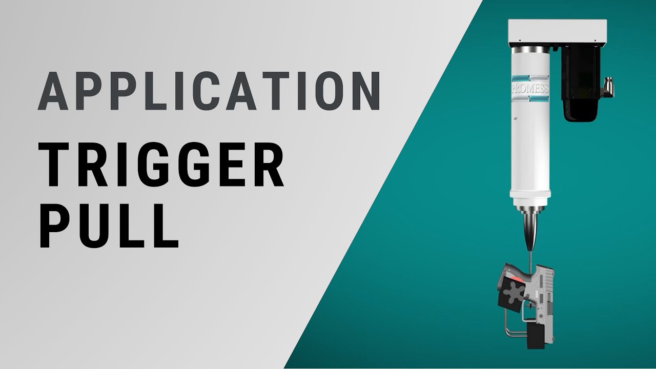 Application: Trigger Pull Test with Promess Servo Press - YouTube